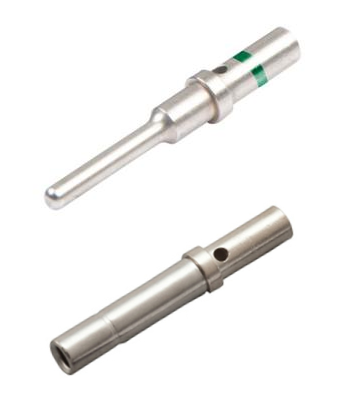 Male Pin Deutsch Terminal DT series (solid pin nickel-plated) 14 Gauge ...